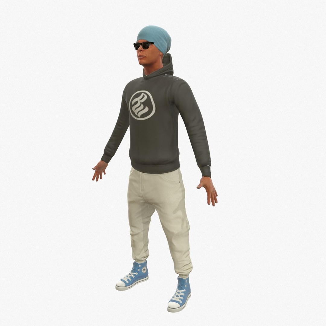 3d Model Man Cool