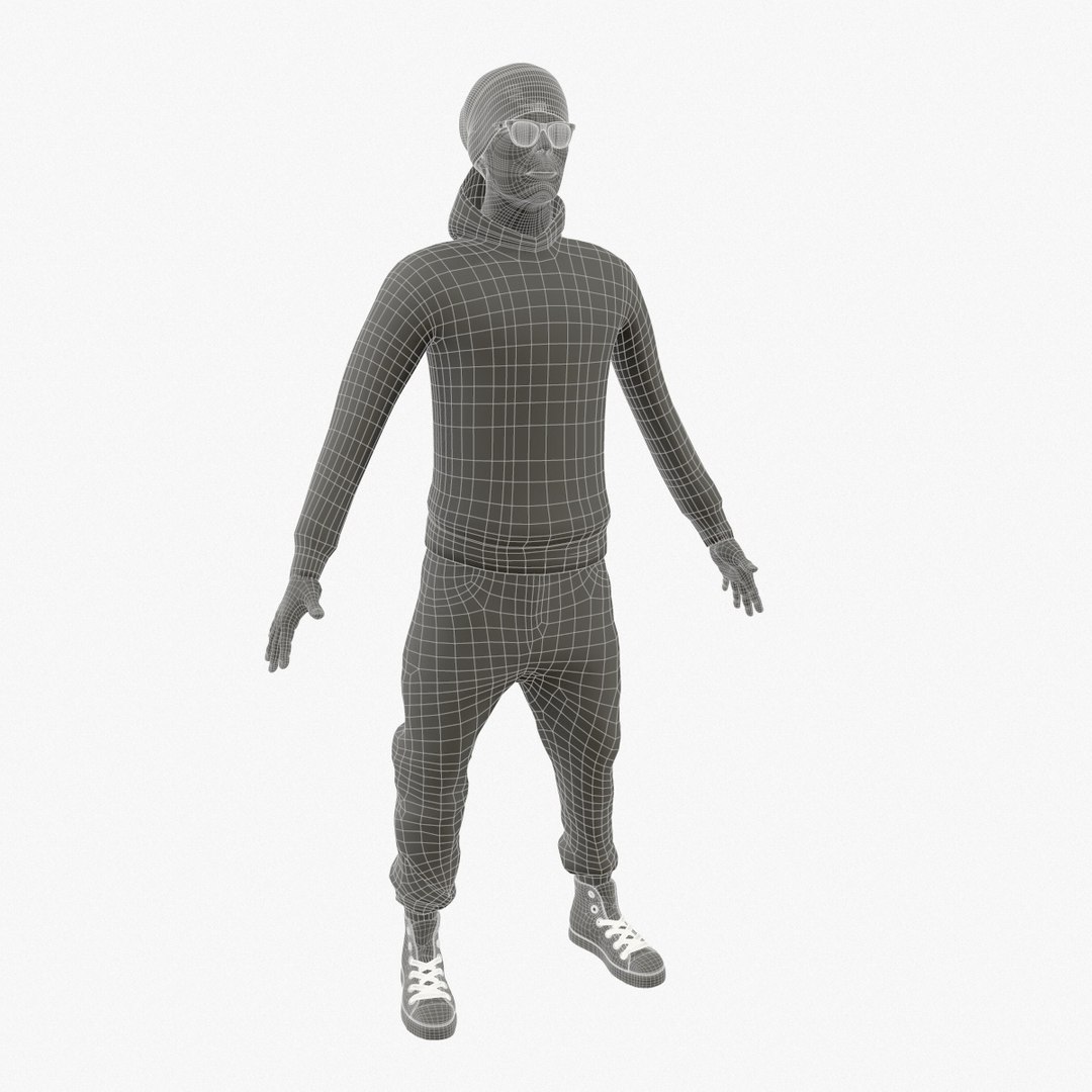 3d Model Man Cool
