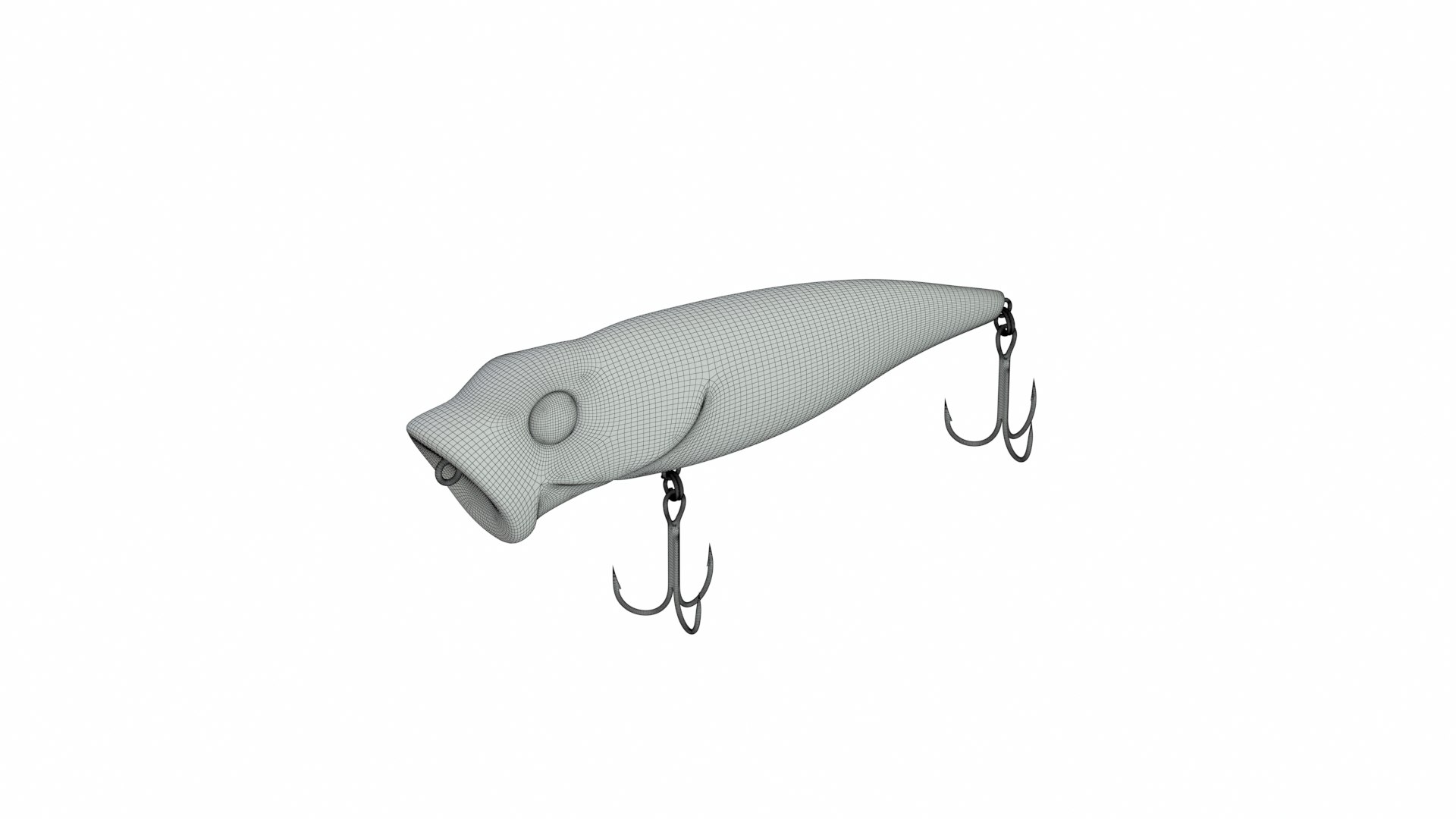 3D Popper Fishing Lure - TurboSquid 1953732