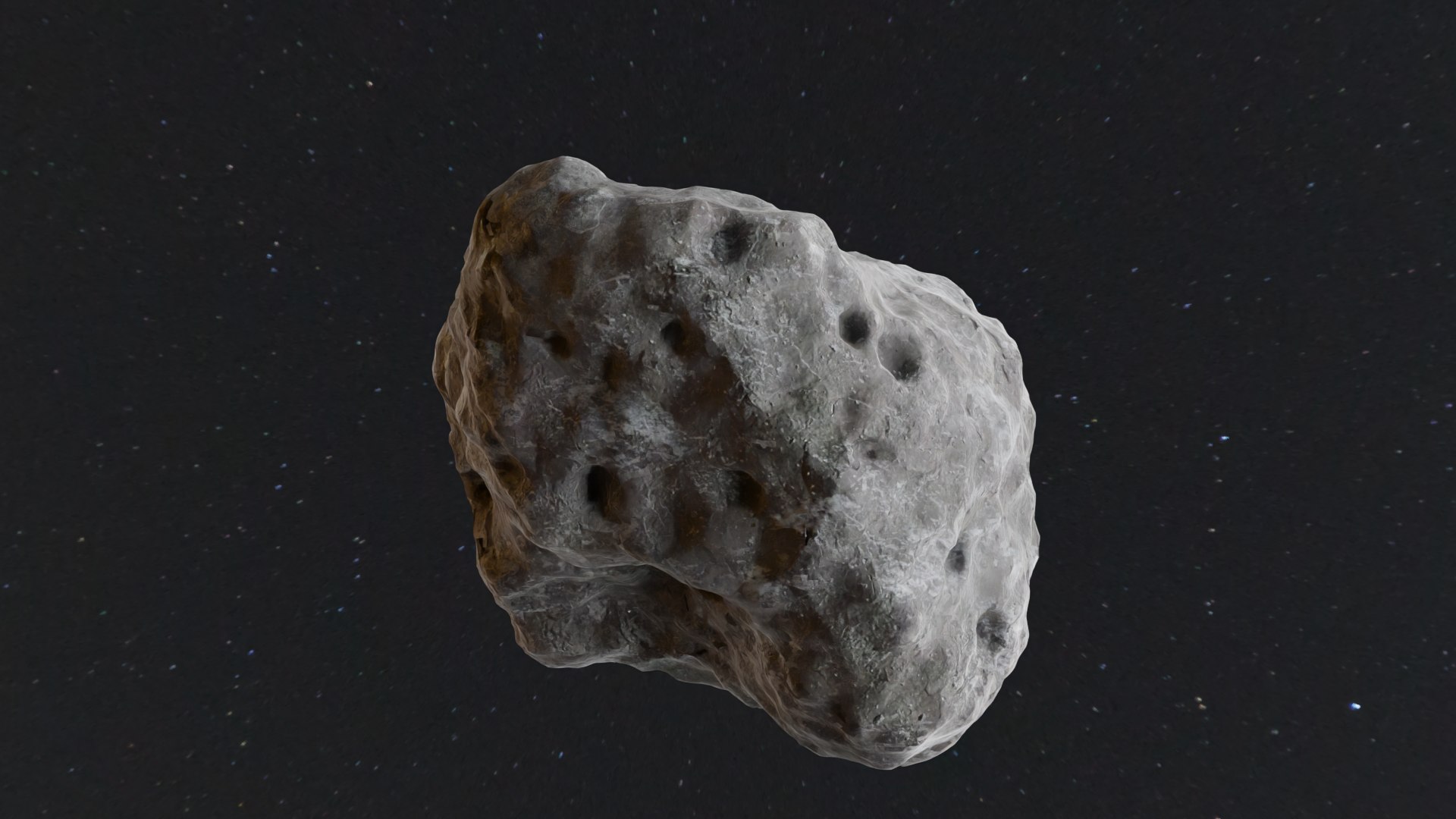 3D model Detailed asteroid space rocks high-poly set 3 - TurboSquid 2101489