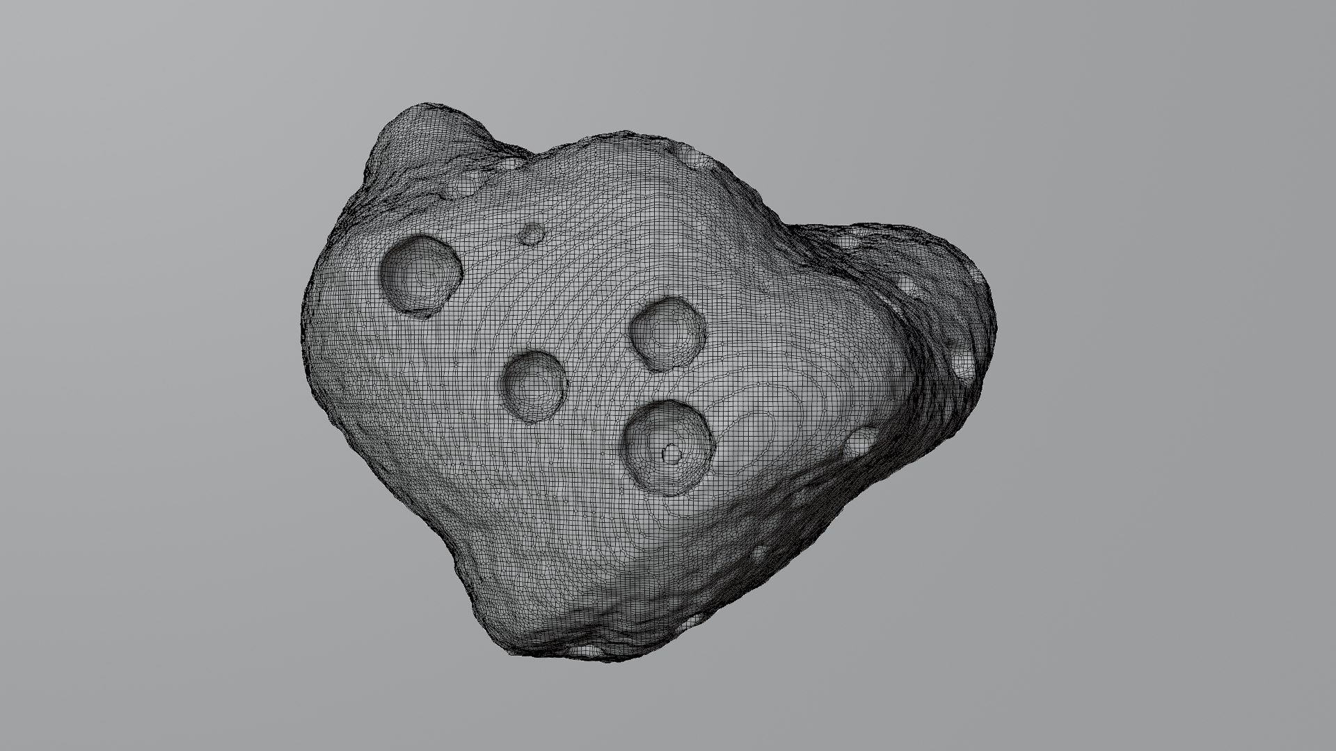 3D model Detailed asteroid space rocks high-poly set 3 - TurboSquid 2101489