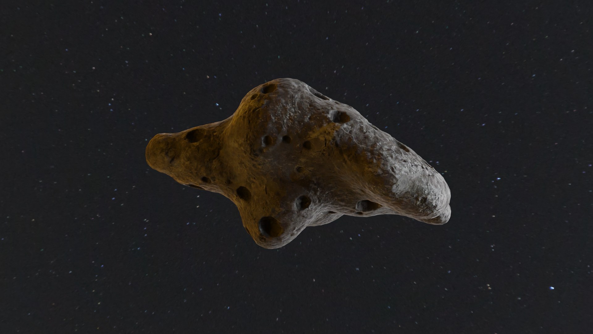 3D model Detailed asteroid space rocks high-poly set 3 - TurboSquid 2101489