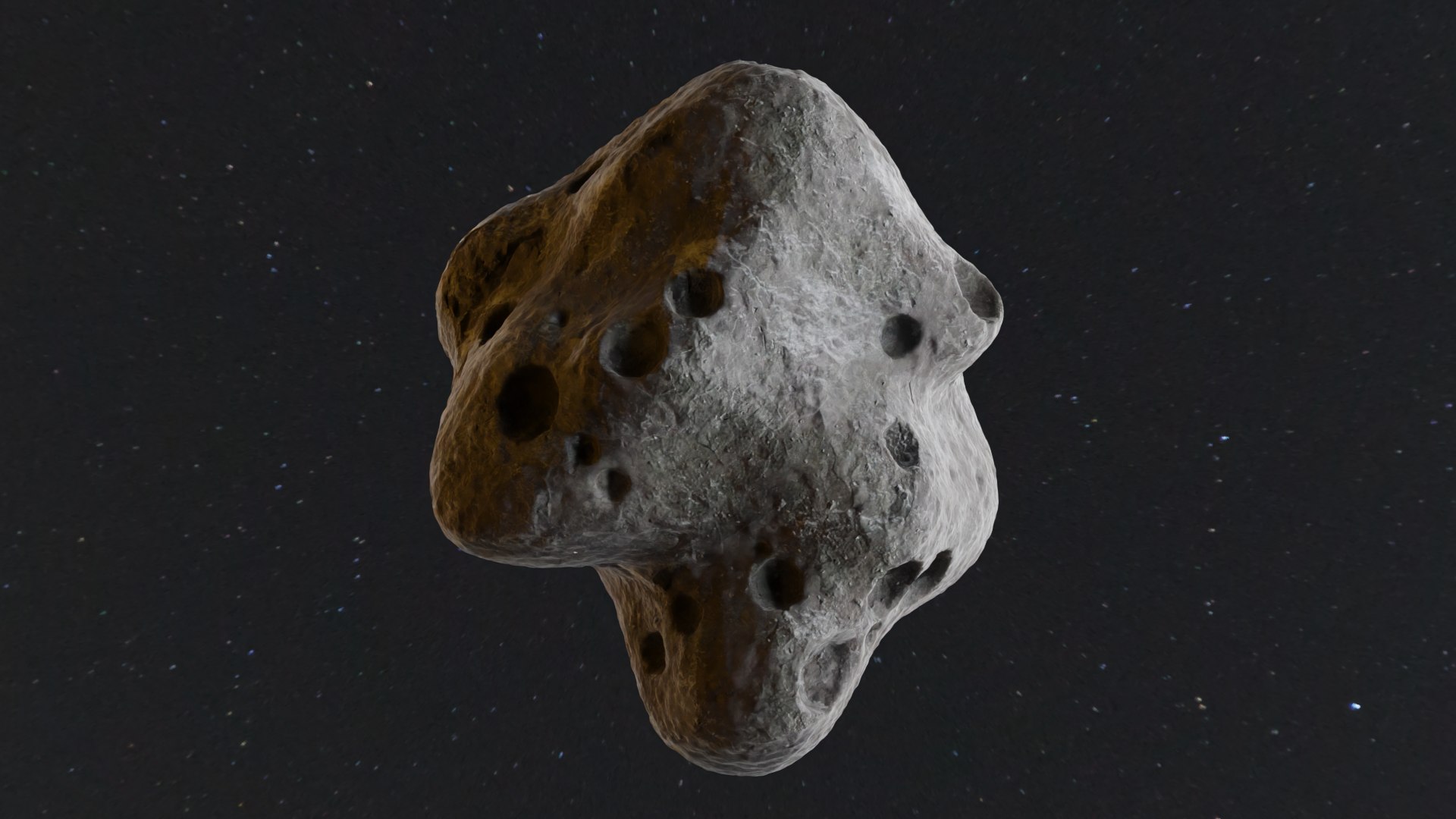 3D model Detailed asteroid space rocks high-poly set 3 - TurboSquid 2101489