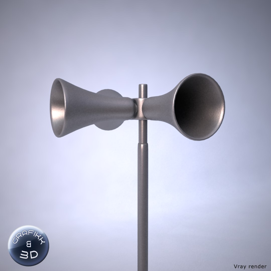 Civil Defense Siren 3d Model