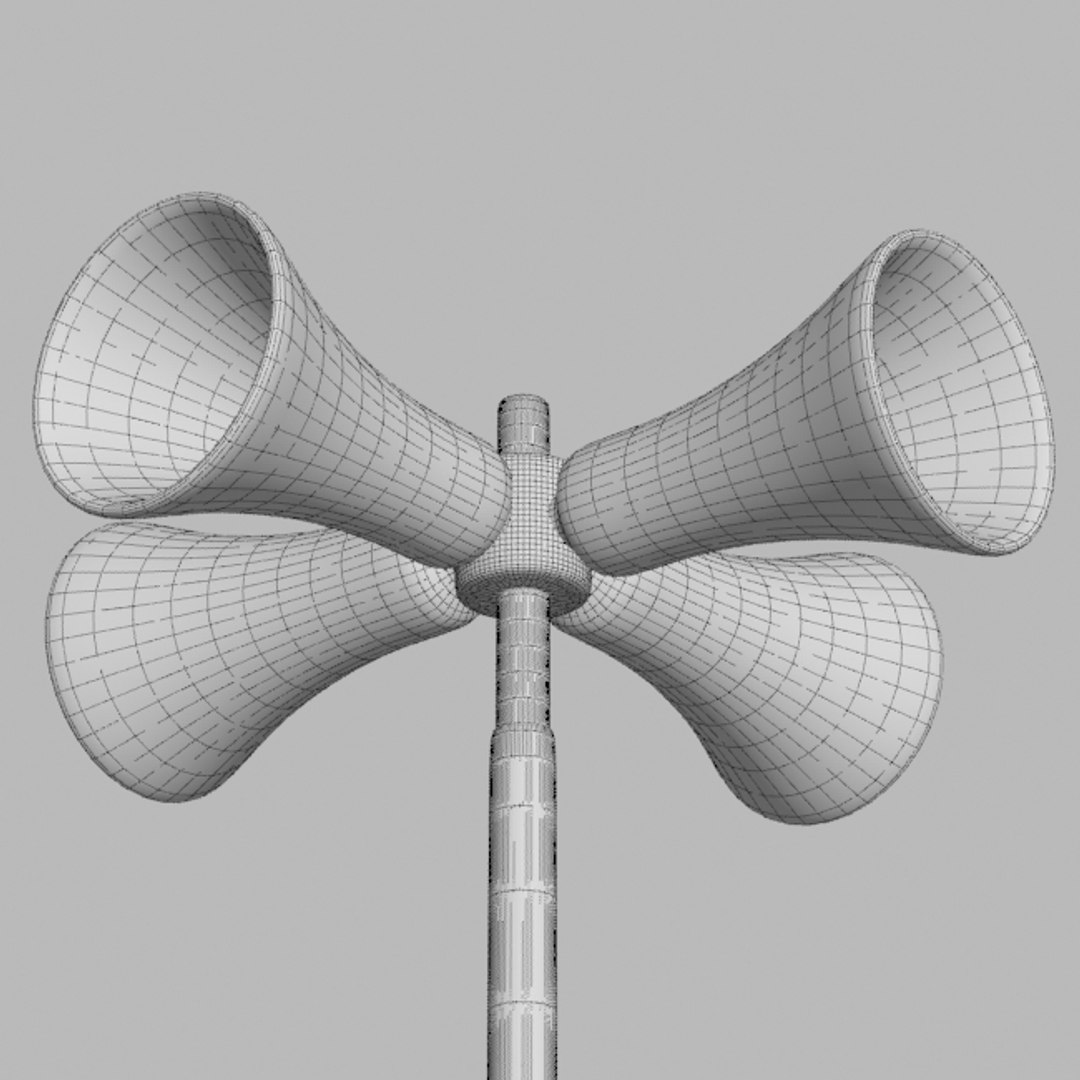 Civil Defense Siren 3d Model