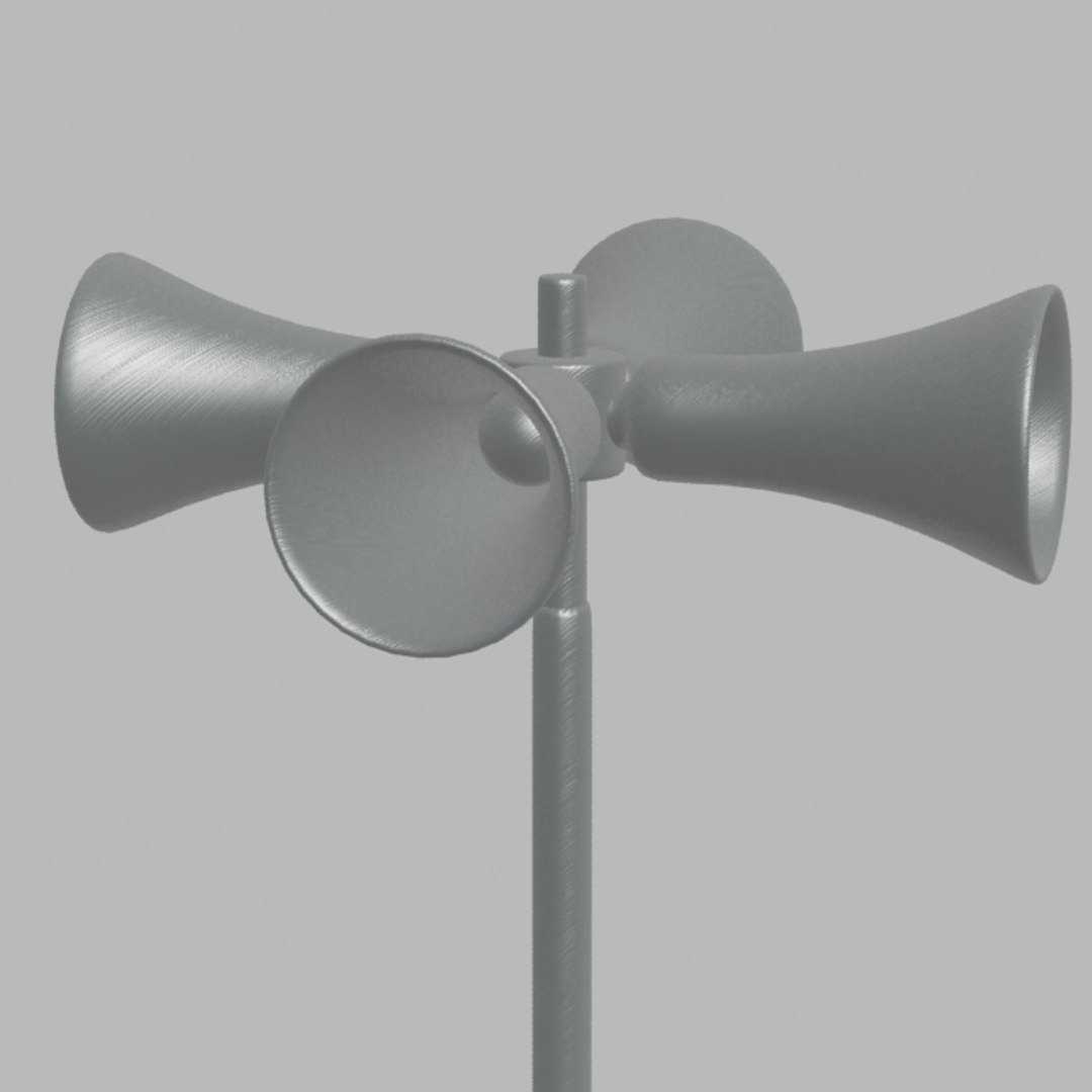 Civil Defense Siren 3d Model