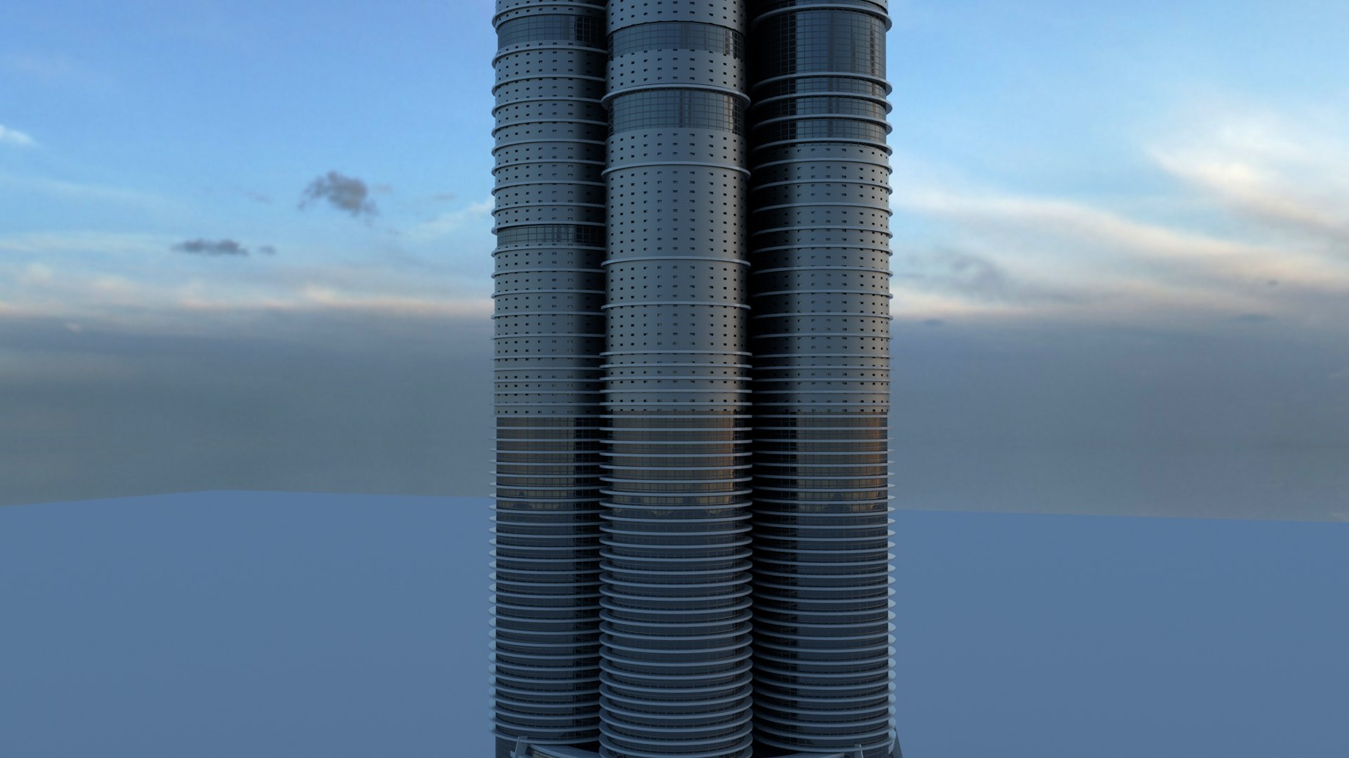Azerbaijan Tower 3D - TurboSquid 1808063