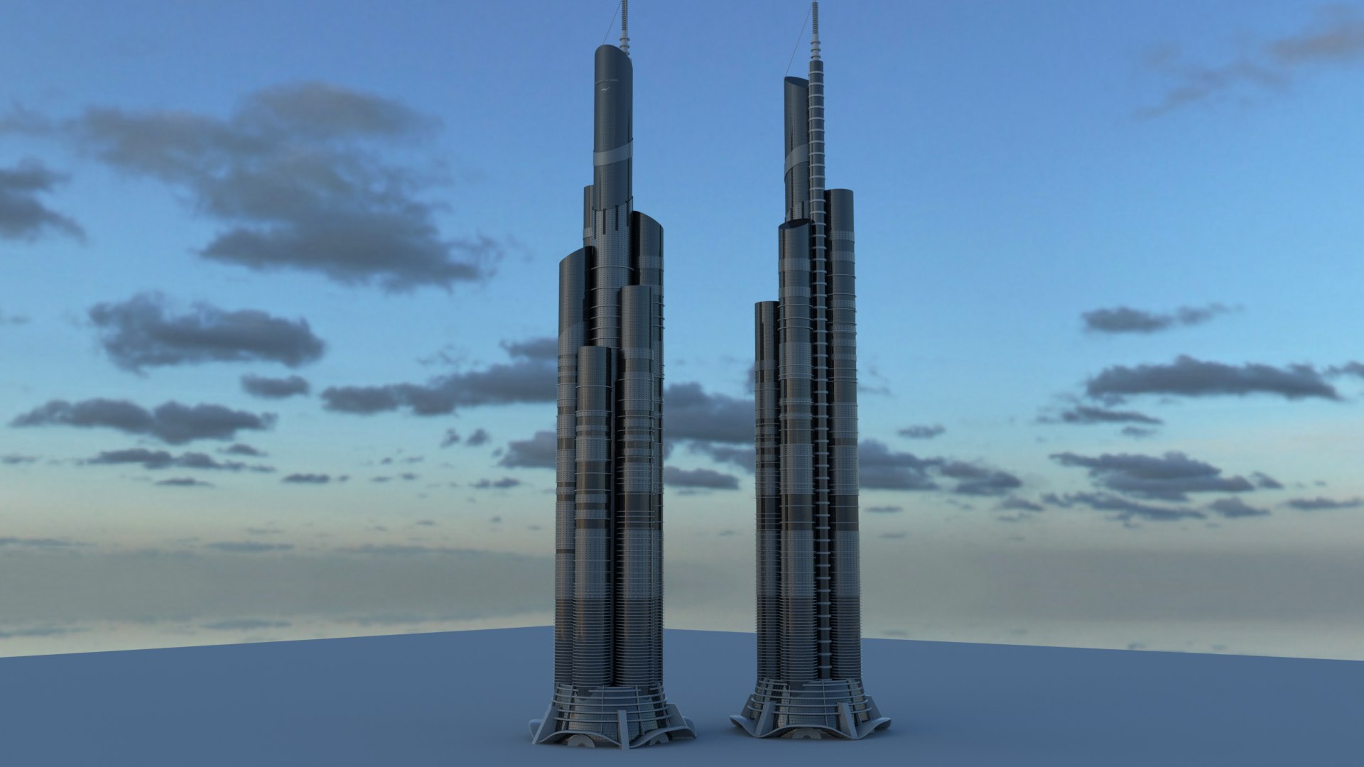 Azerbaijan Tower 3D - TurboSquid 1808063