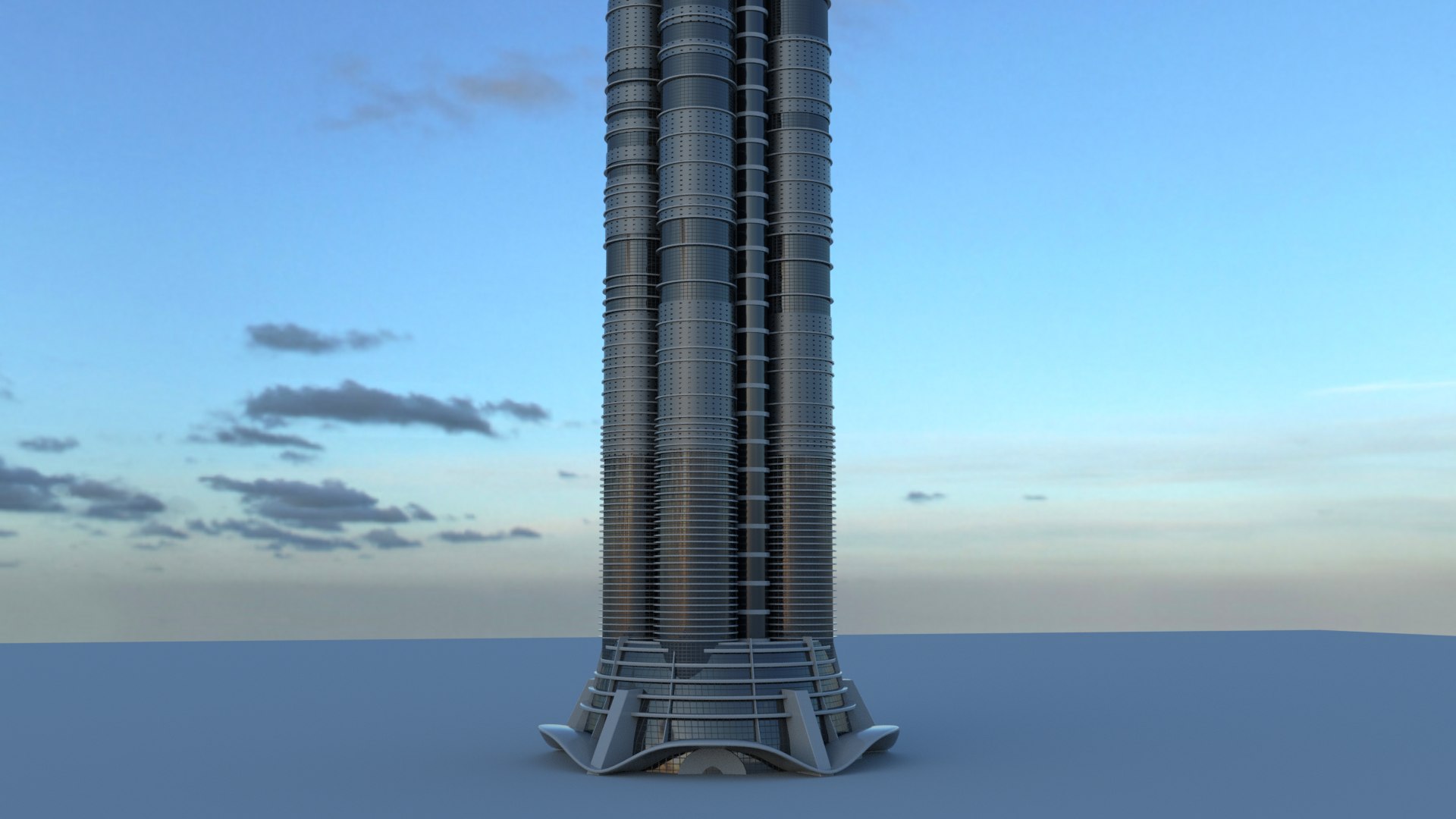 Azerbaijan Tower 3D - TurboSquid 1808063