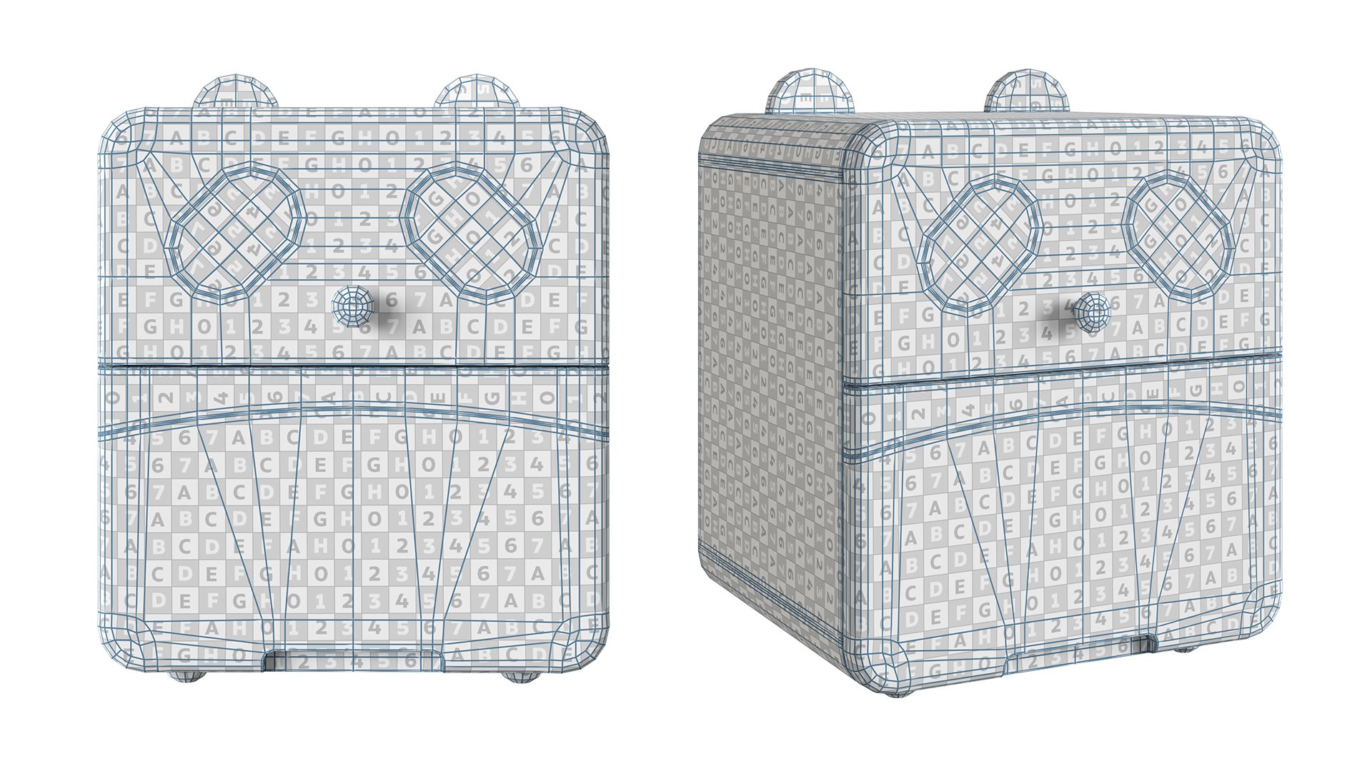 3D GVA Wood Cartoon Kids Nightstands - TurboSquid 2194560