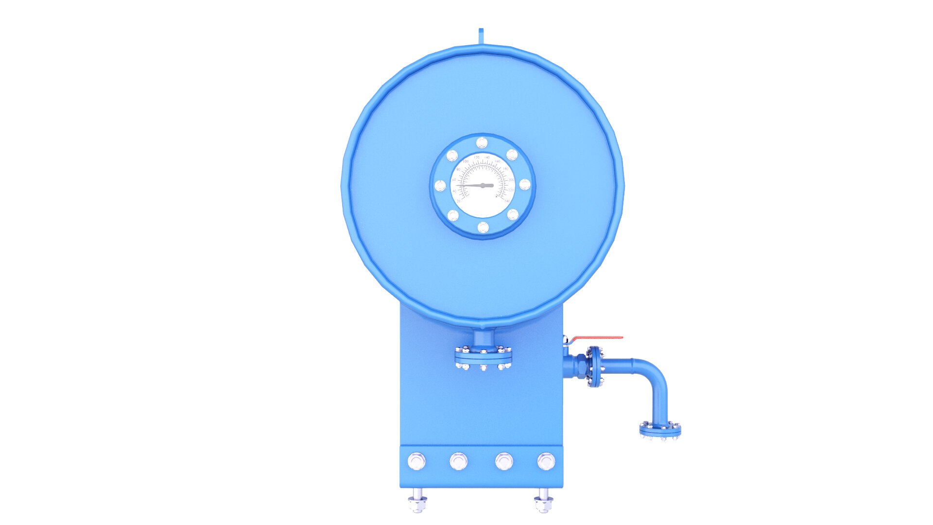 Tank Pressure Gas 3D Model - TurboSquid 1701997