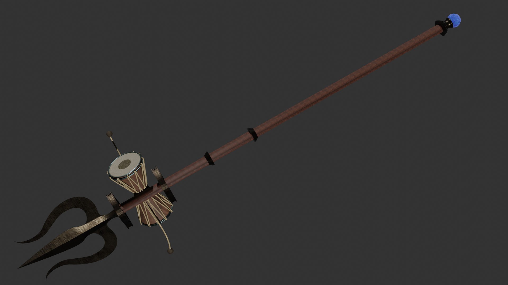 3D Trishool - The Trident Of Shiva - TurboSquid 2267220