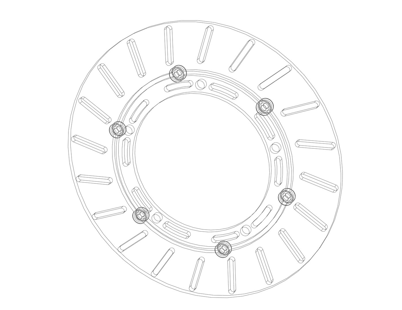 3D Brake Disc Rotor For Go Kart - TurboSquid 2177111