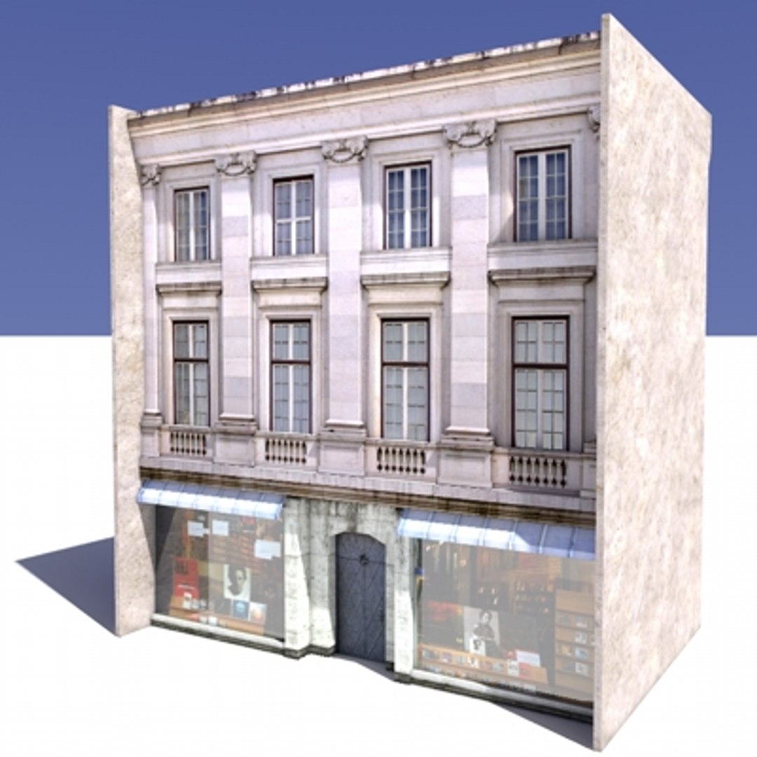 Building Shop 3d Model