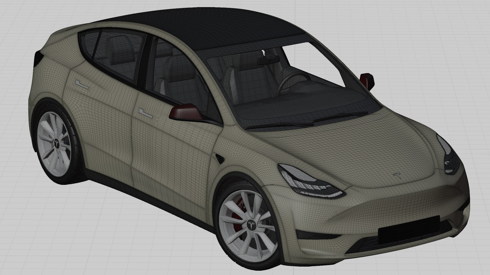 Tesla Model Y 2022 3D - TurboSquid 2156547