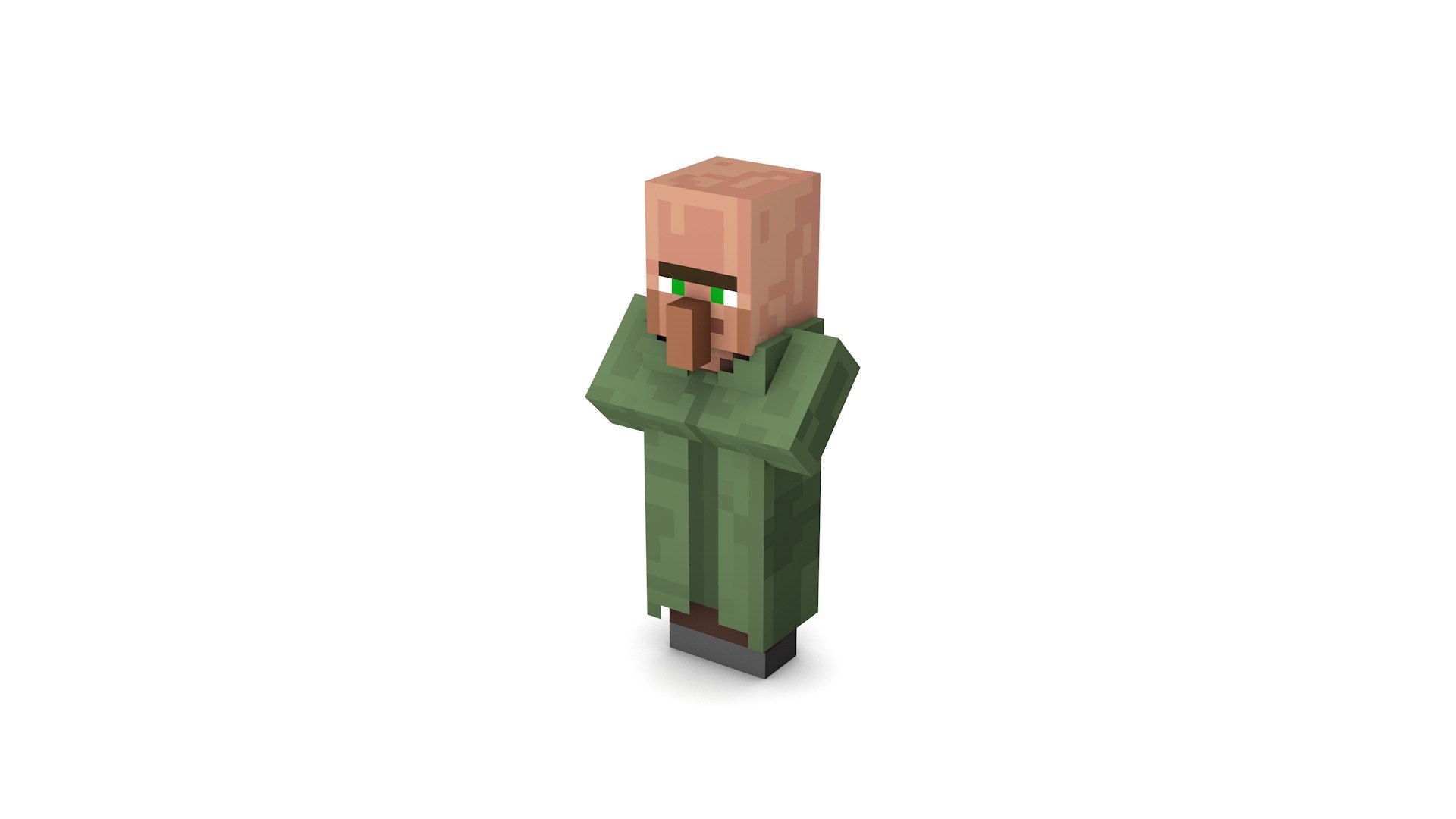 3D Model Villager Minecraft - TurboSquid 2388915