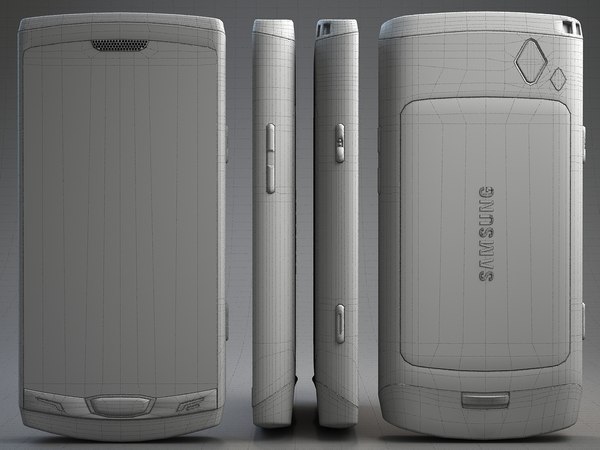samsungs s8530 wave ii 3d model