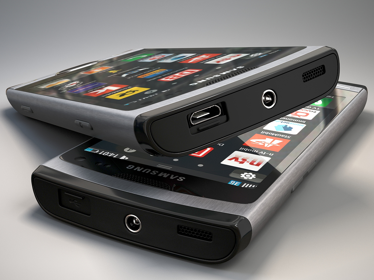 samsungs s8530 wave ii 3d model