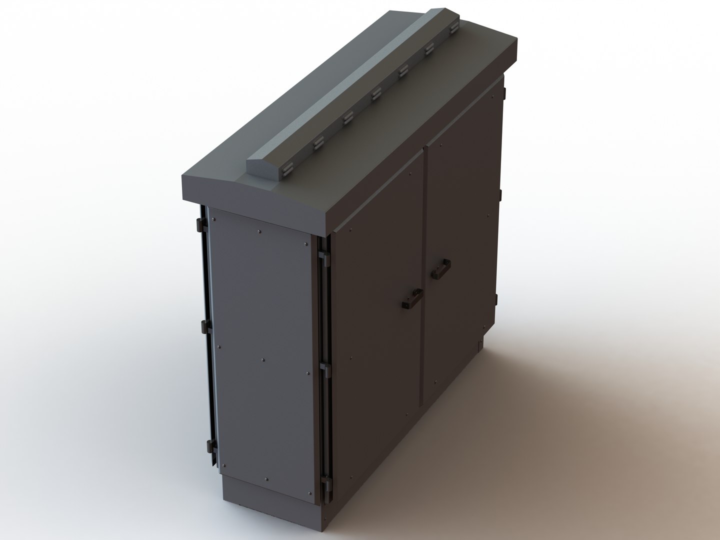 3D Waterproof Outdoor Electrical Enclosures Model - TurboSquid 2176830