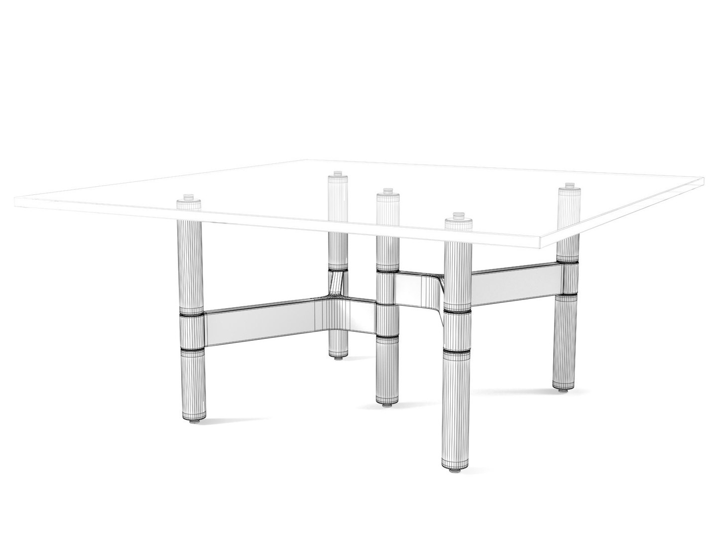 Helix table 3D model - TurboSquid 1161167