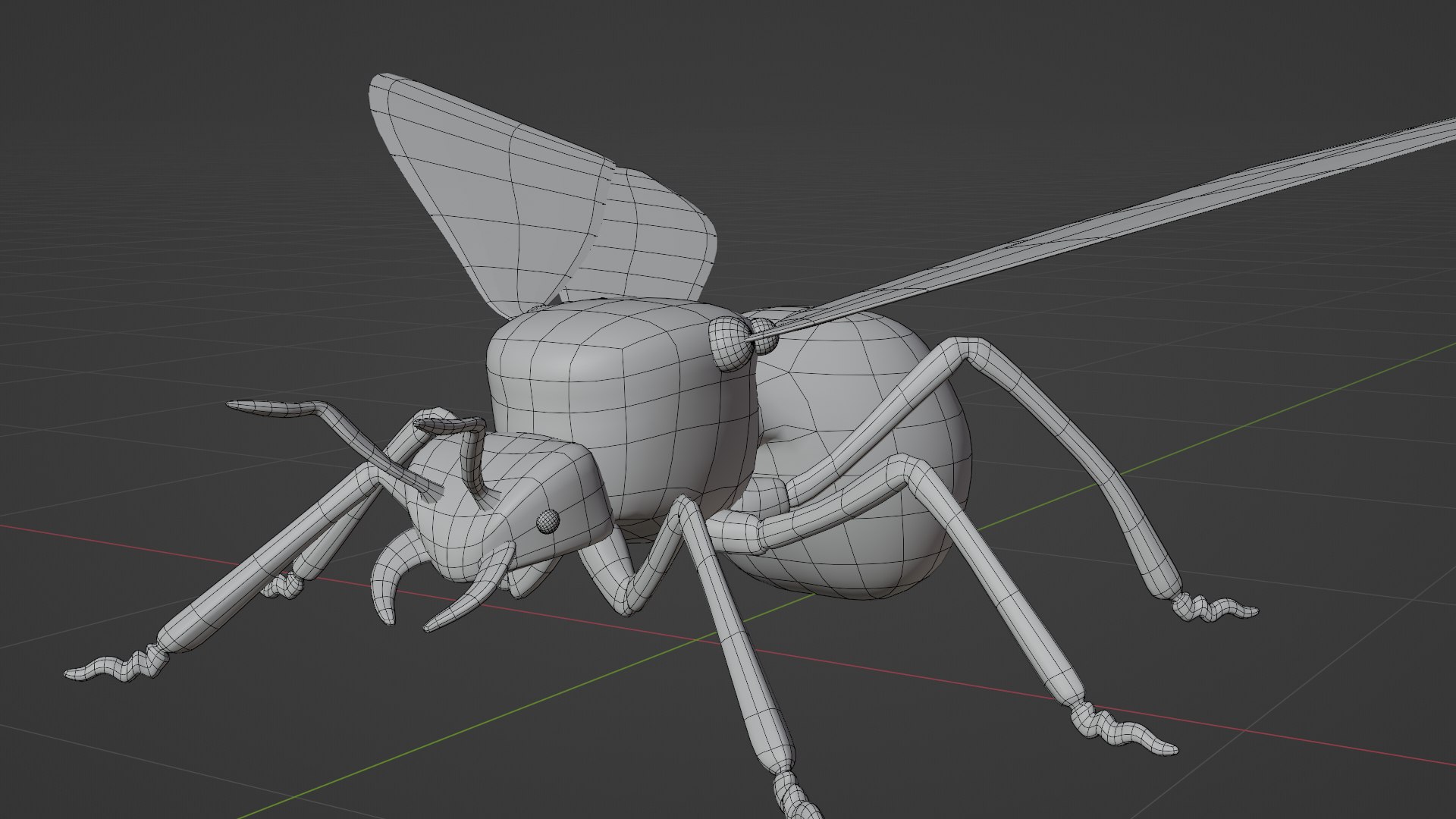 3D Ant With Wings - TurboSquid 2072693