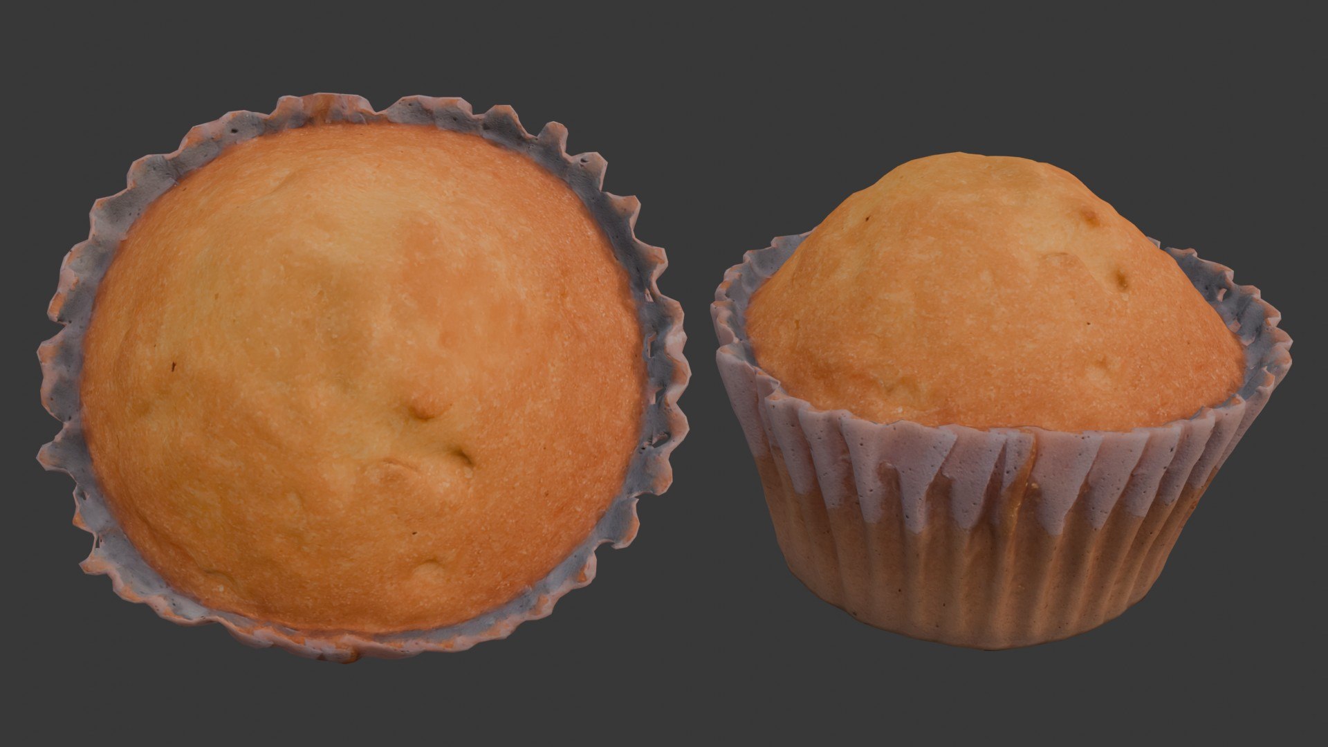 Realistic Muffin 3D Scan 3D Model - TurboSquid 2408806