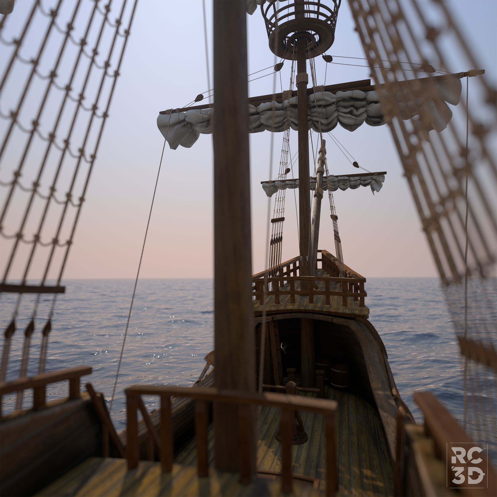 Spanish Victoria Ship 3D - TurboSquid 1844488