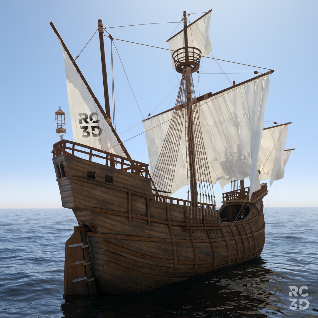 Spanish Victoria Ship 3D - TurboSquid 1844488
