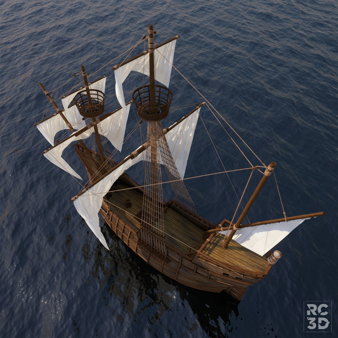 Spanish Victoria Ship 3D - TurboSquid 1844488