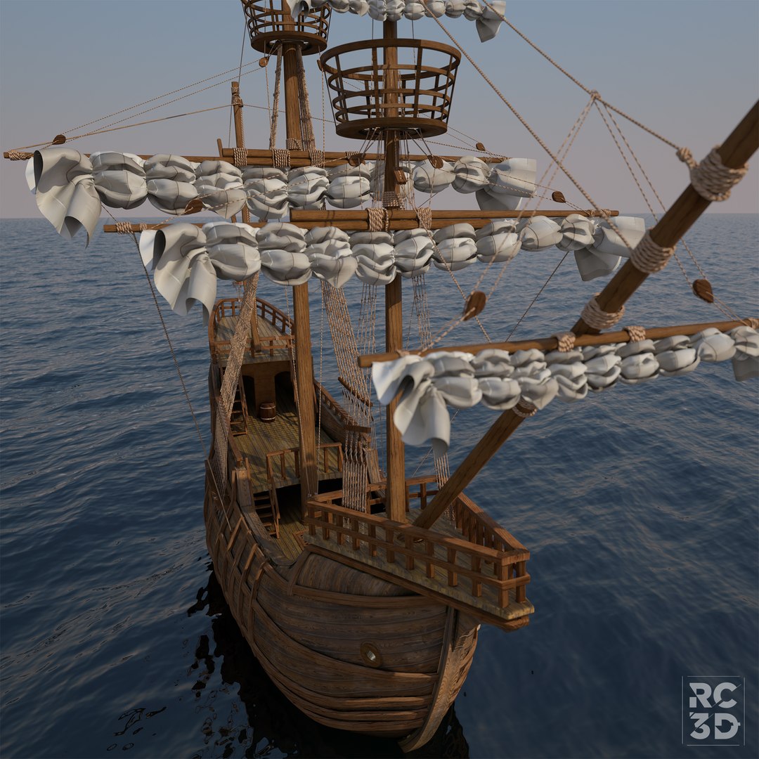 Spanish Victoria Ship 3D - TurboSquid 1844488