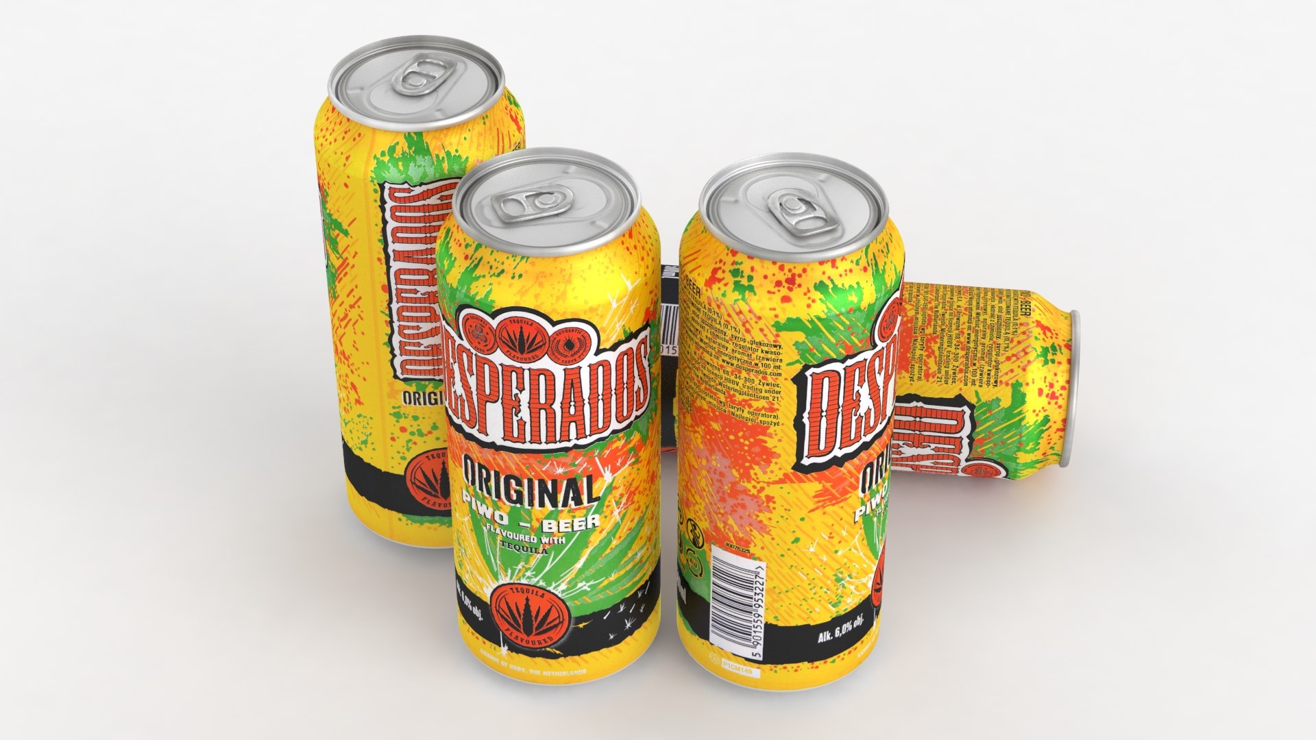 3D Model Beer Can Desperados 500ml 2022 - TurboSquid 1844564