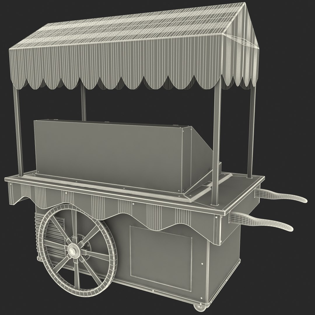 3d Ice Cream Cart