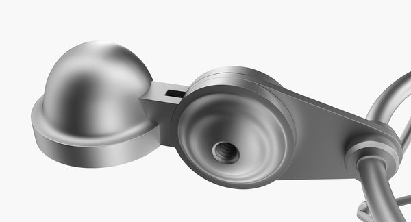 3d rigged microphone xlr model