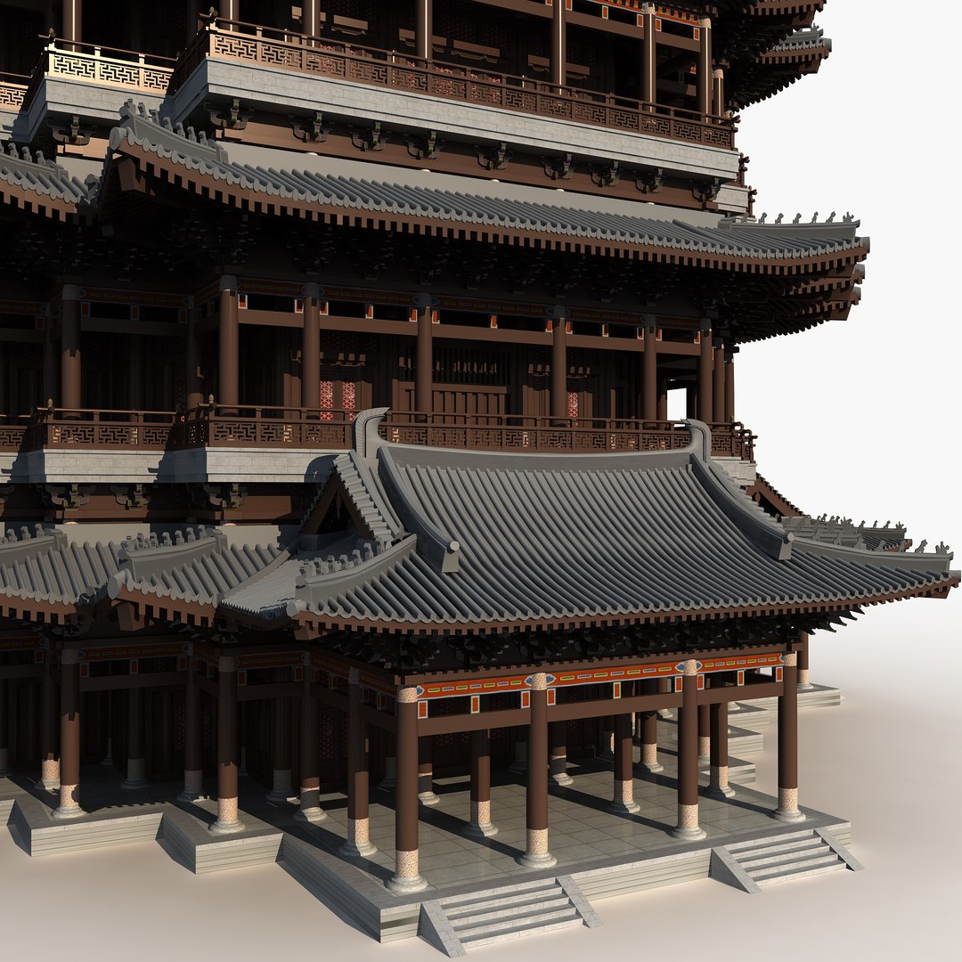 Chinese Ancient Architecture 8 3D - TurboSquid 2057392
