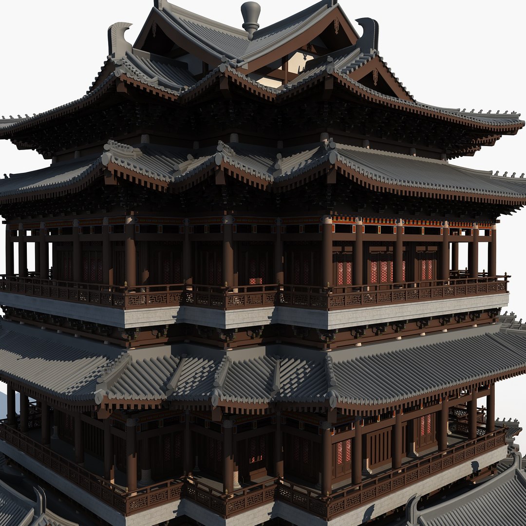 Chinese Ancient Architecture 8 3D - TurboSquid 2057392