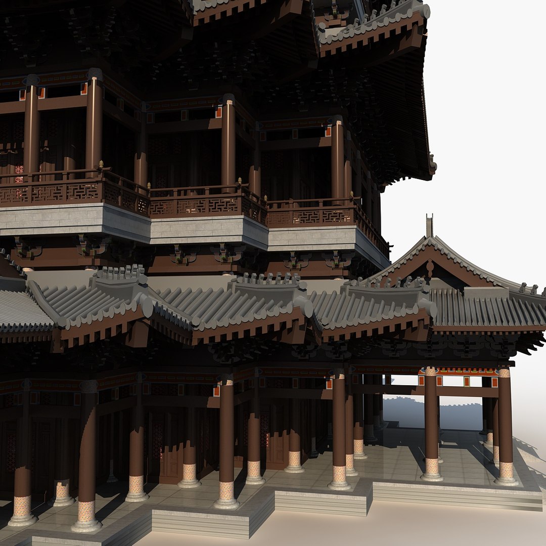Chinese Ancient Architecture 8 3D - TurboSquid 2057392