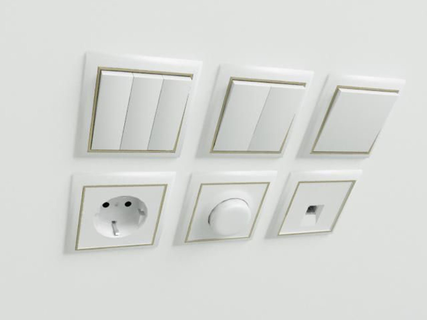 3d Switches Socket
