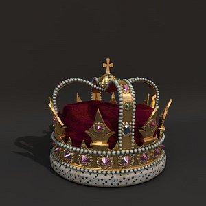 3d queens throne model