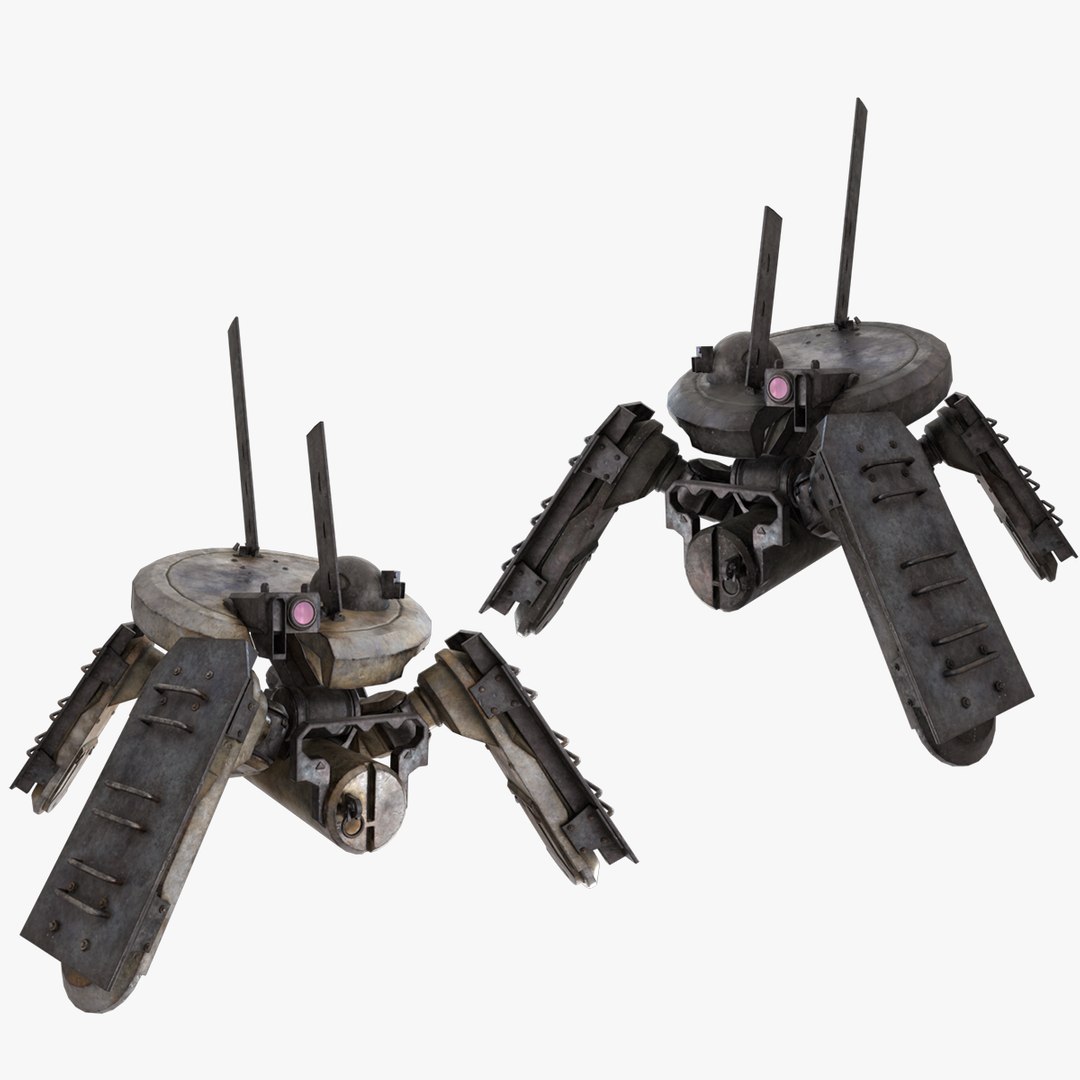 3D Quadrupedal Scout Mech Model - TurboSquid 2222761