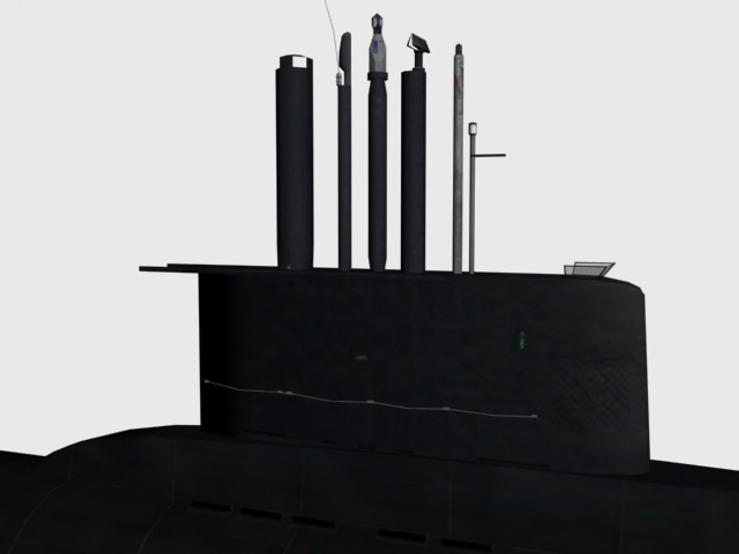 3d Model Type 209 Submarine