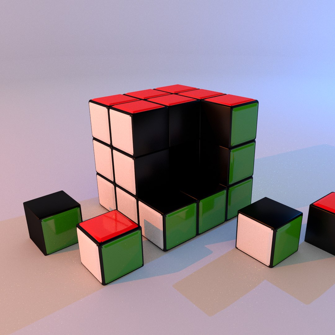 3d Model Of S Cube