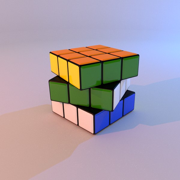 3d model of s cube