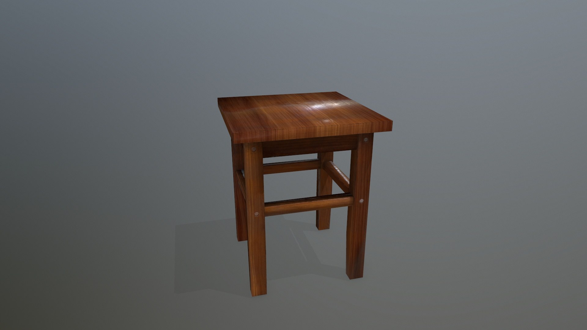 Footstool 3D - TurboSquid 2017803