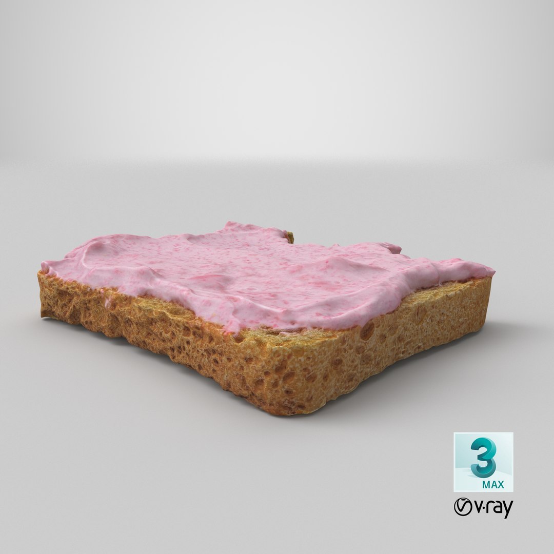Toast with Caviar 02 Bitten 3D model - TurboSquid 2071830