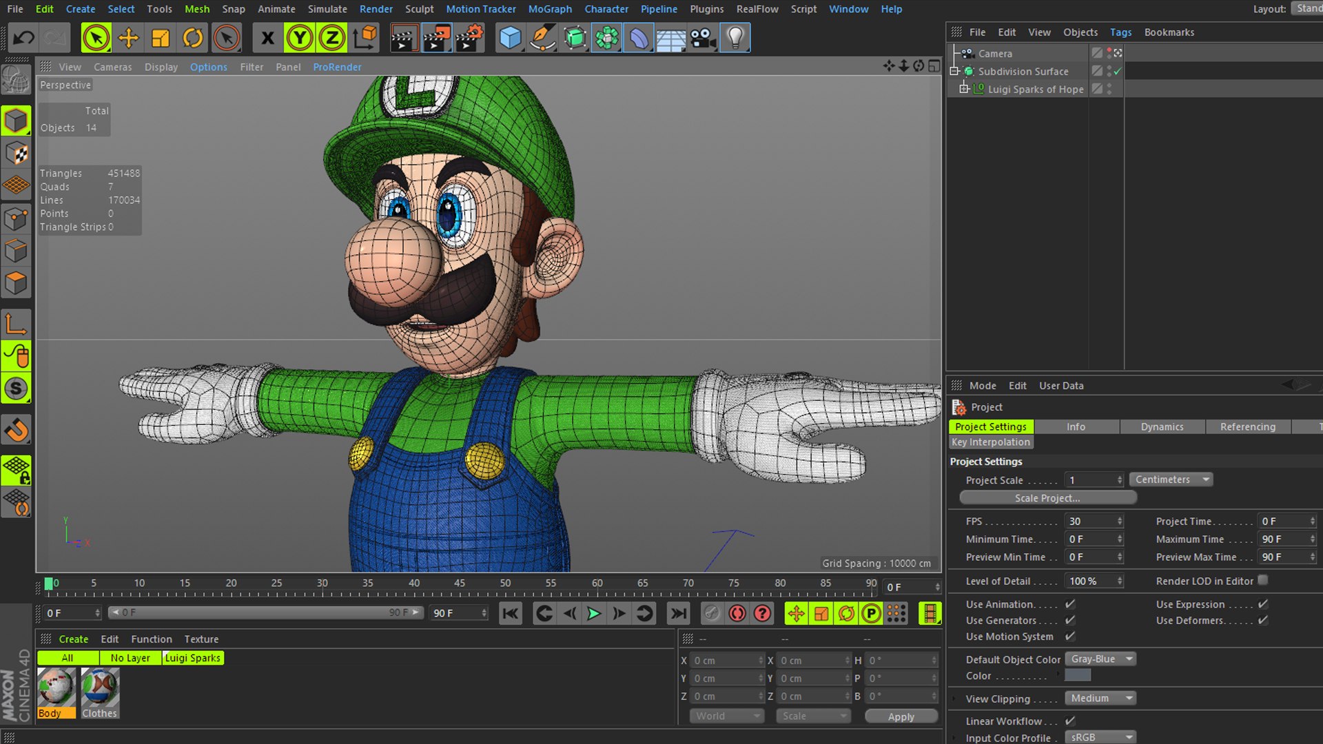 3D Luigi Character Weapon Mario Sparks of Hope 8K - TurboSquid 1793168