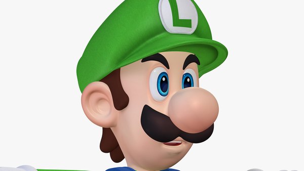 3D Luigi Character Weapon Mario Sparks of Hope 8K - TurboSquid 1793168