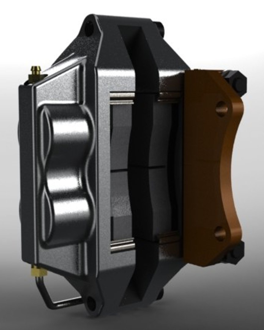 3d Model Brake Disc Caliper