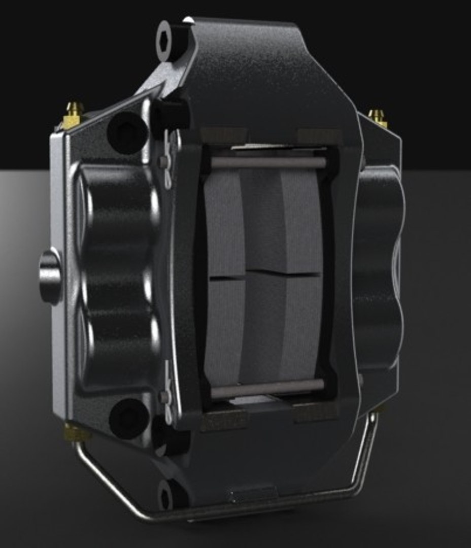 3d Model Brake Disc Caliper