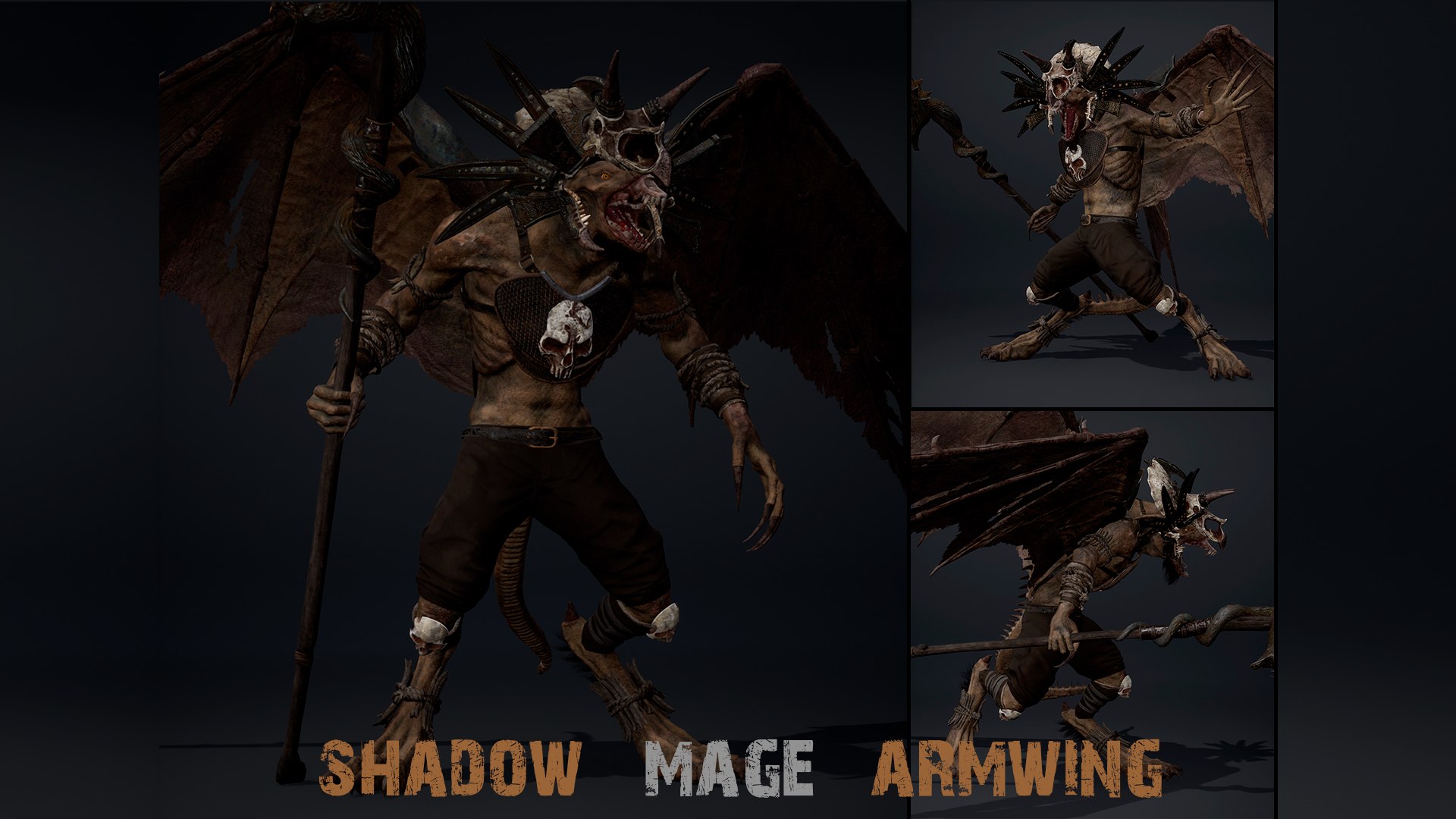 3D Shadow Mage ArmWing - TurboSquid 2320977