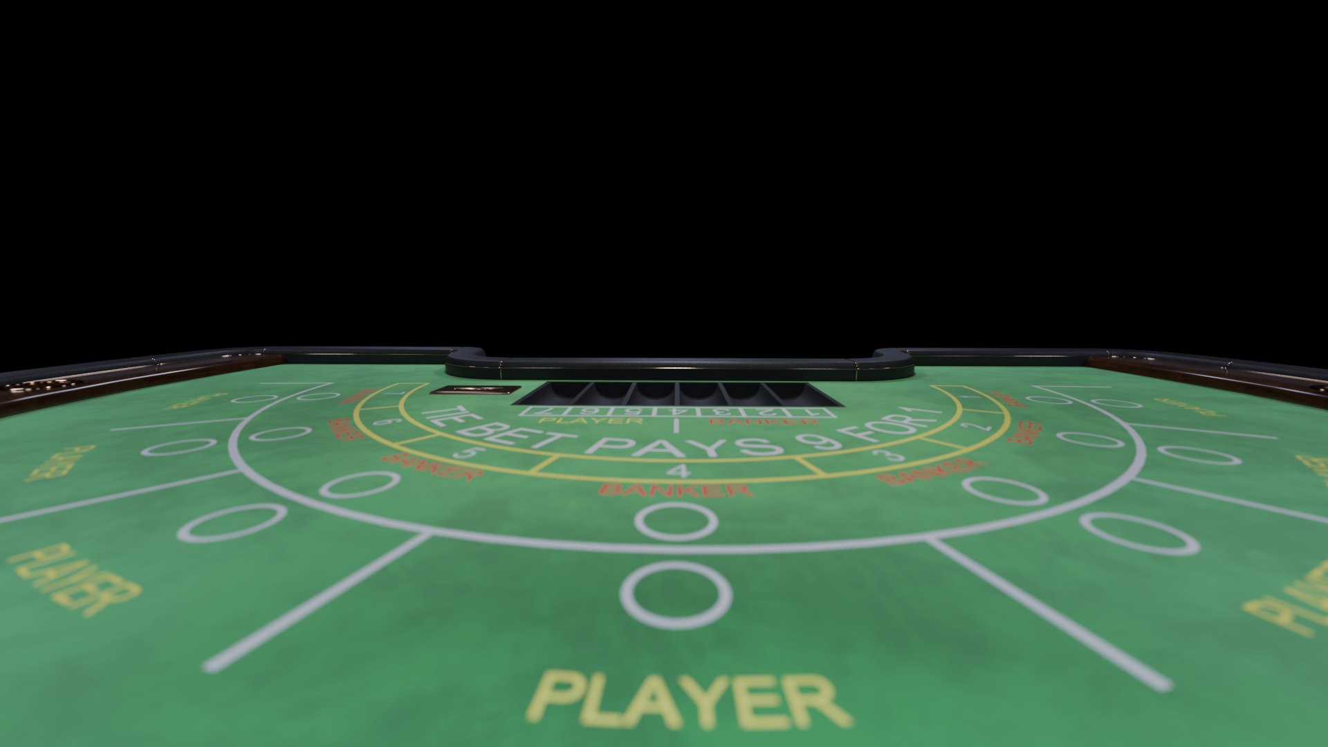 3D Casino Baccarat Table Model - TurboSquid 2091841